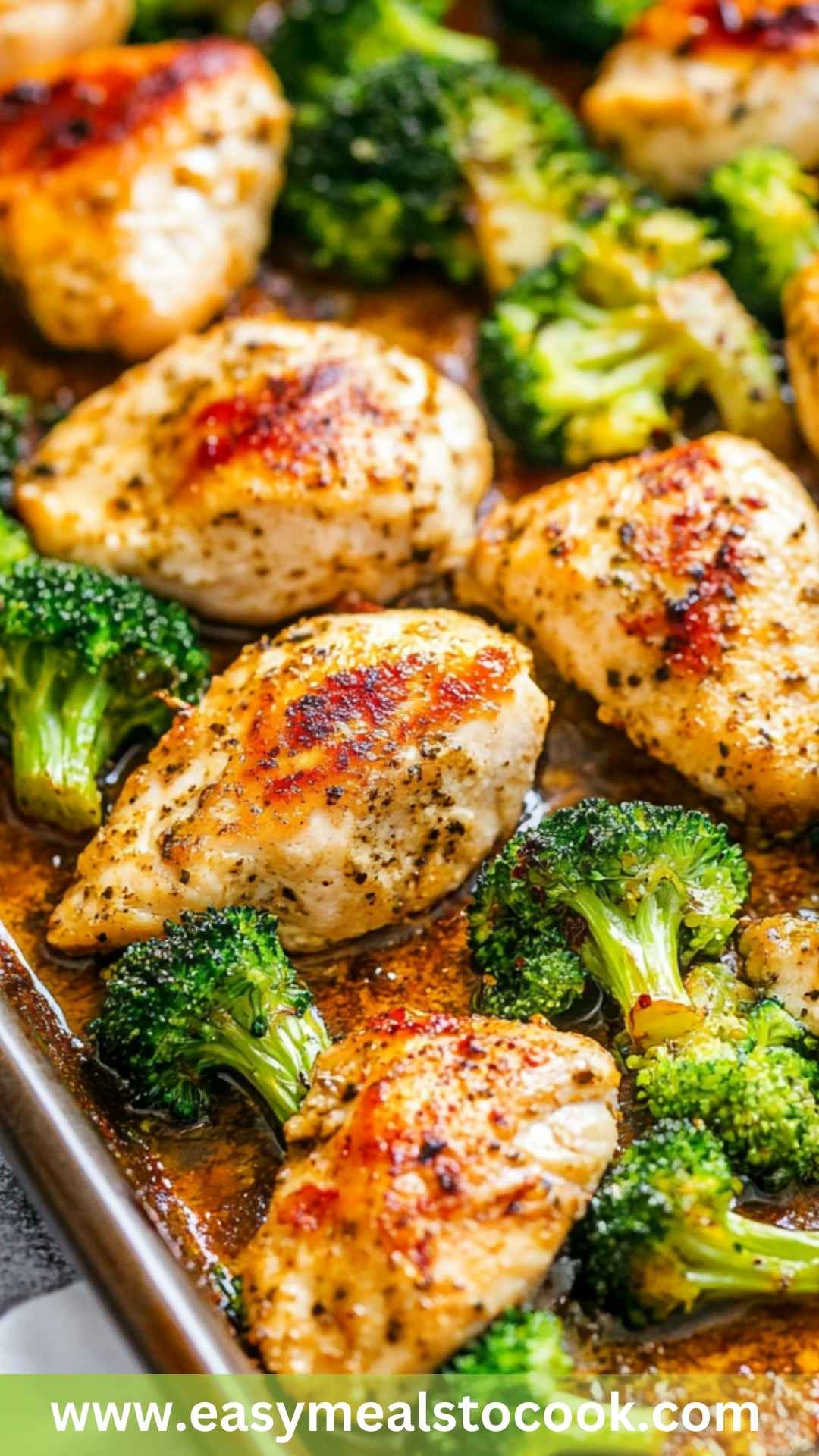 Sheet Pan Chicken And Broccoli Recipe - Easy Meals To Cook