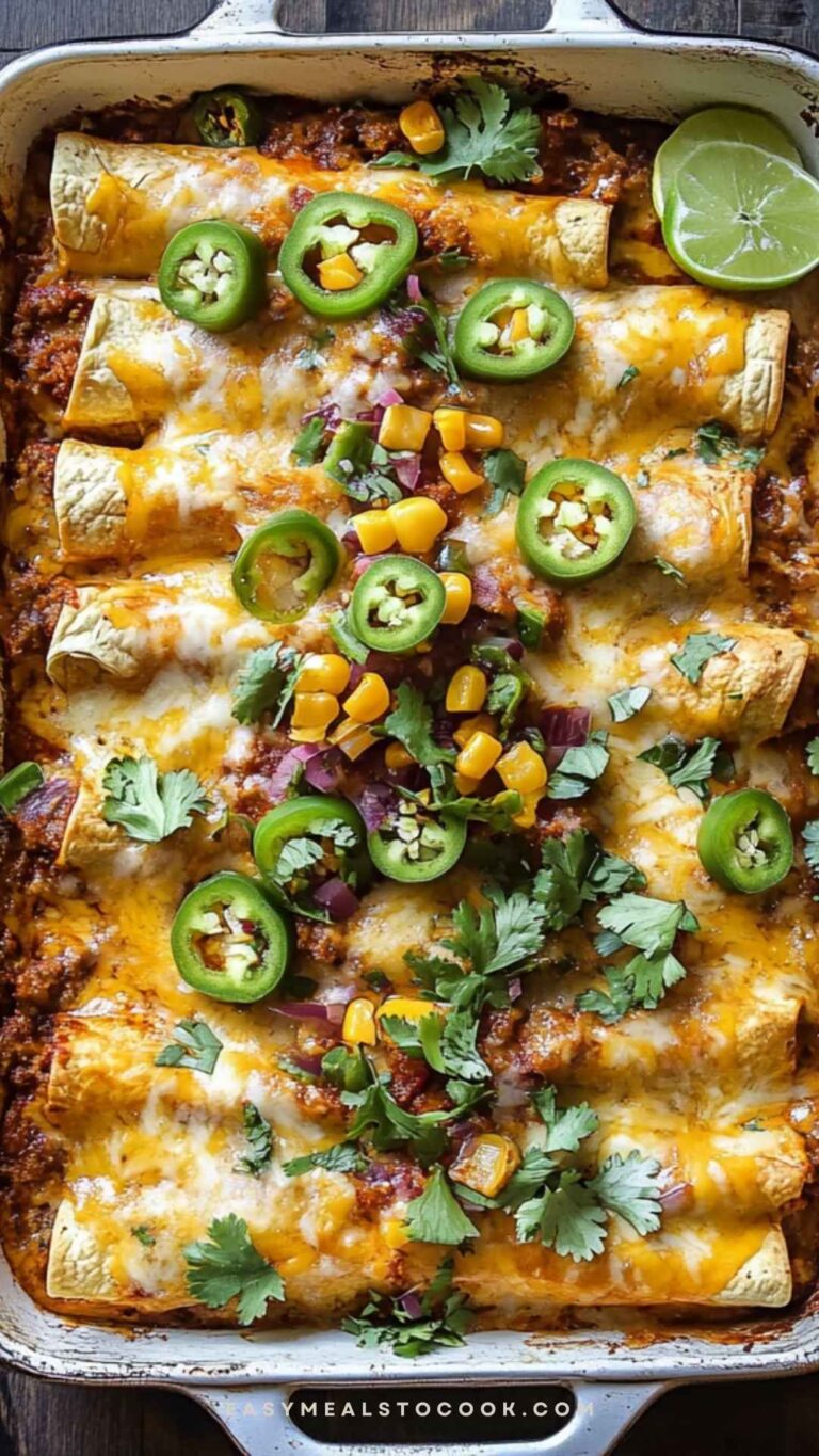 Sheet Pan Enchiladas Recipe - Easy Meals To Cook