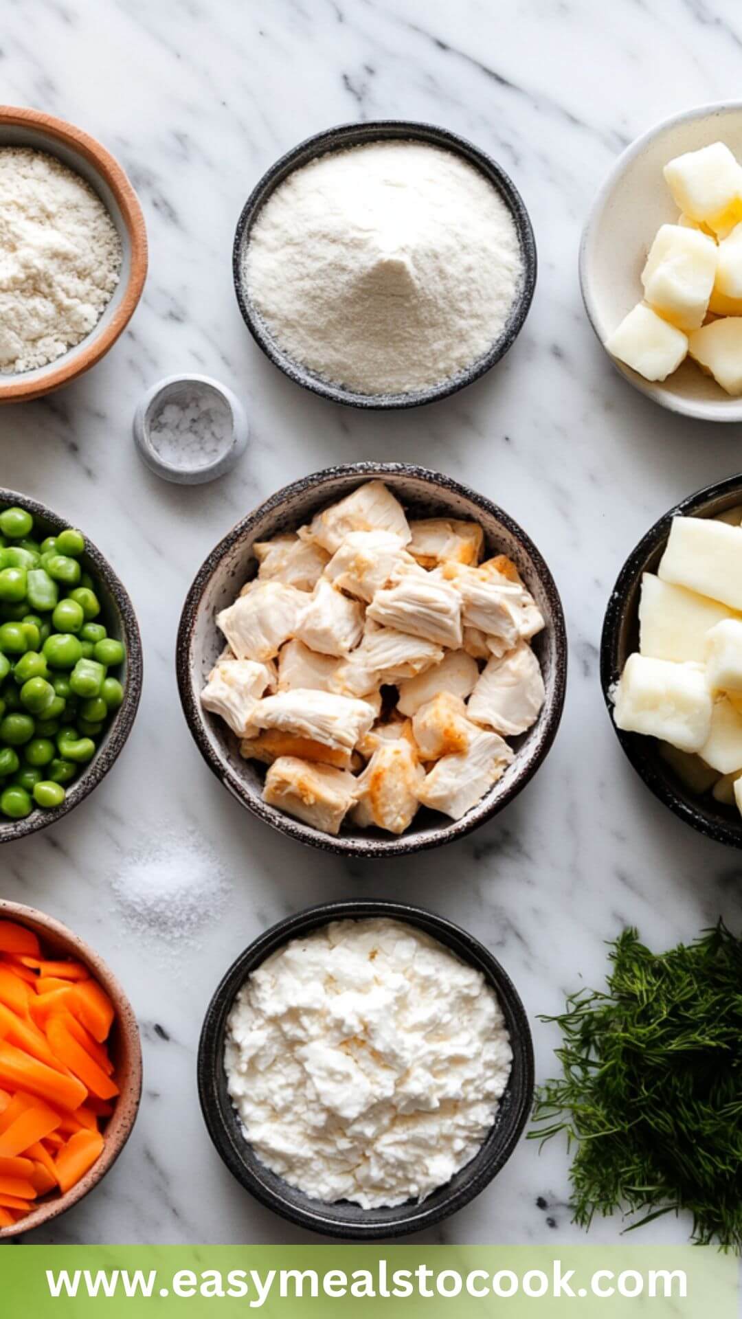 One Crust Chicken Pot Pie Recipe - Easy Meals To Cook