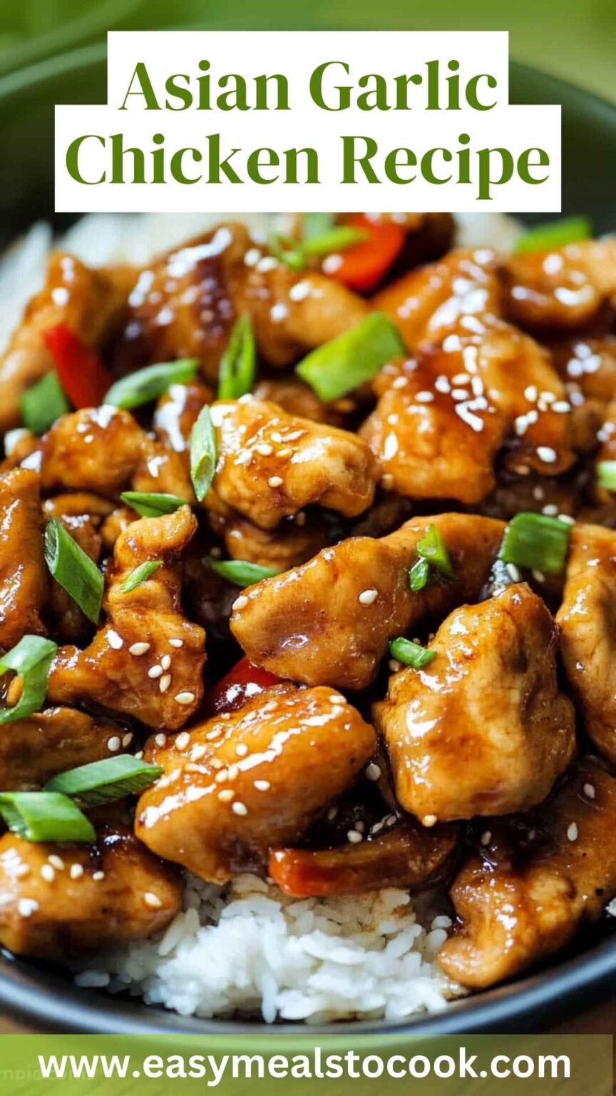 Chinese Garlic Chicken Recipe - Easy Meals To Cook