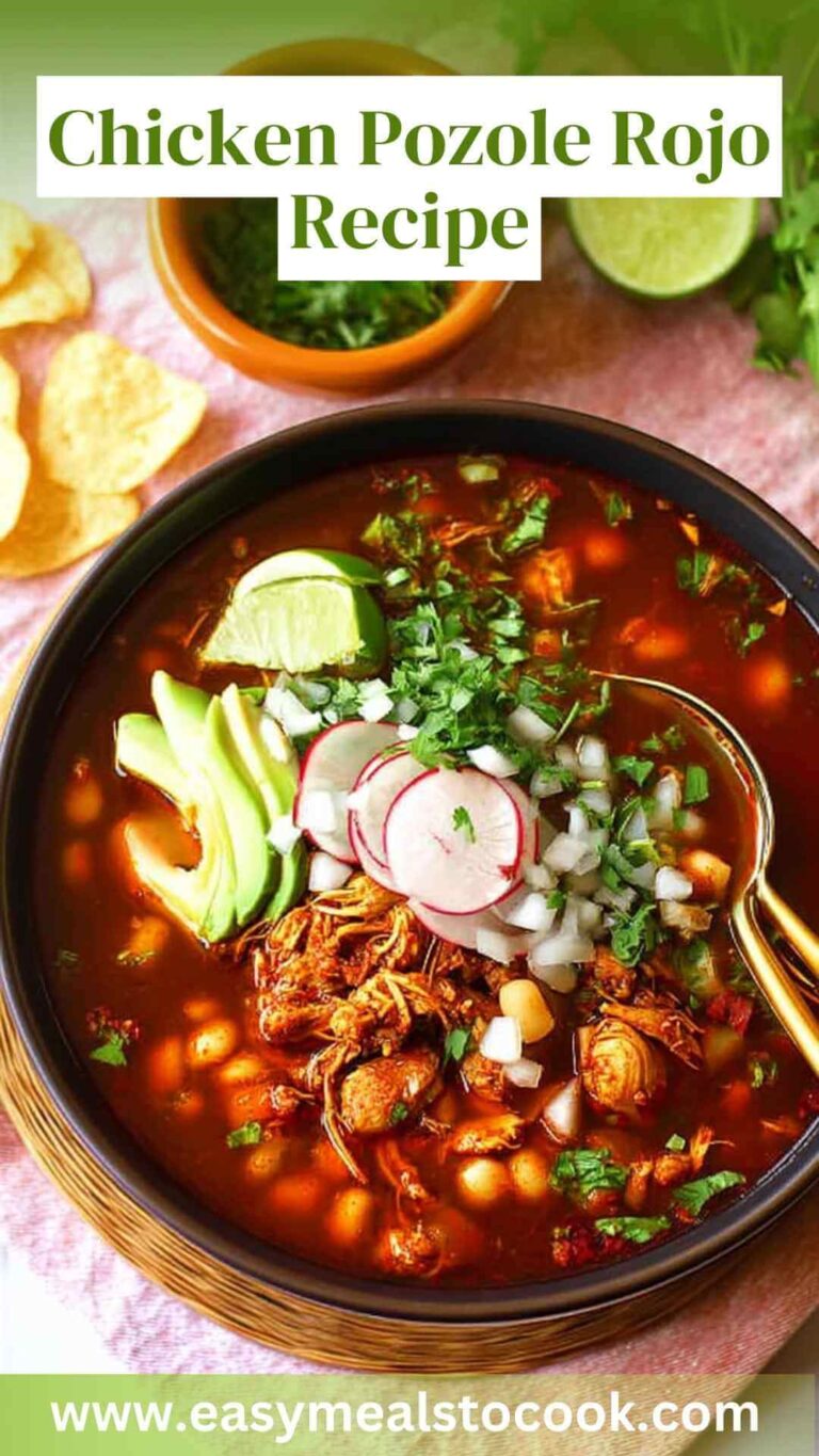 Chicken Pozole Rojo Recipe - Easy Meals To Cook