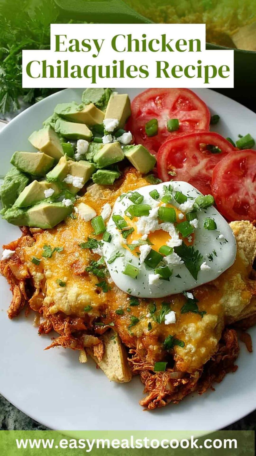 Easy Chicken Chilaquiles Recipe - Easy Meals To Cook