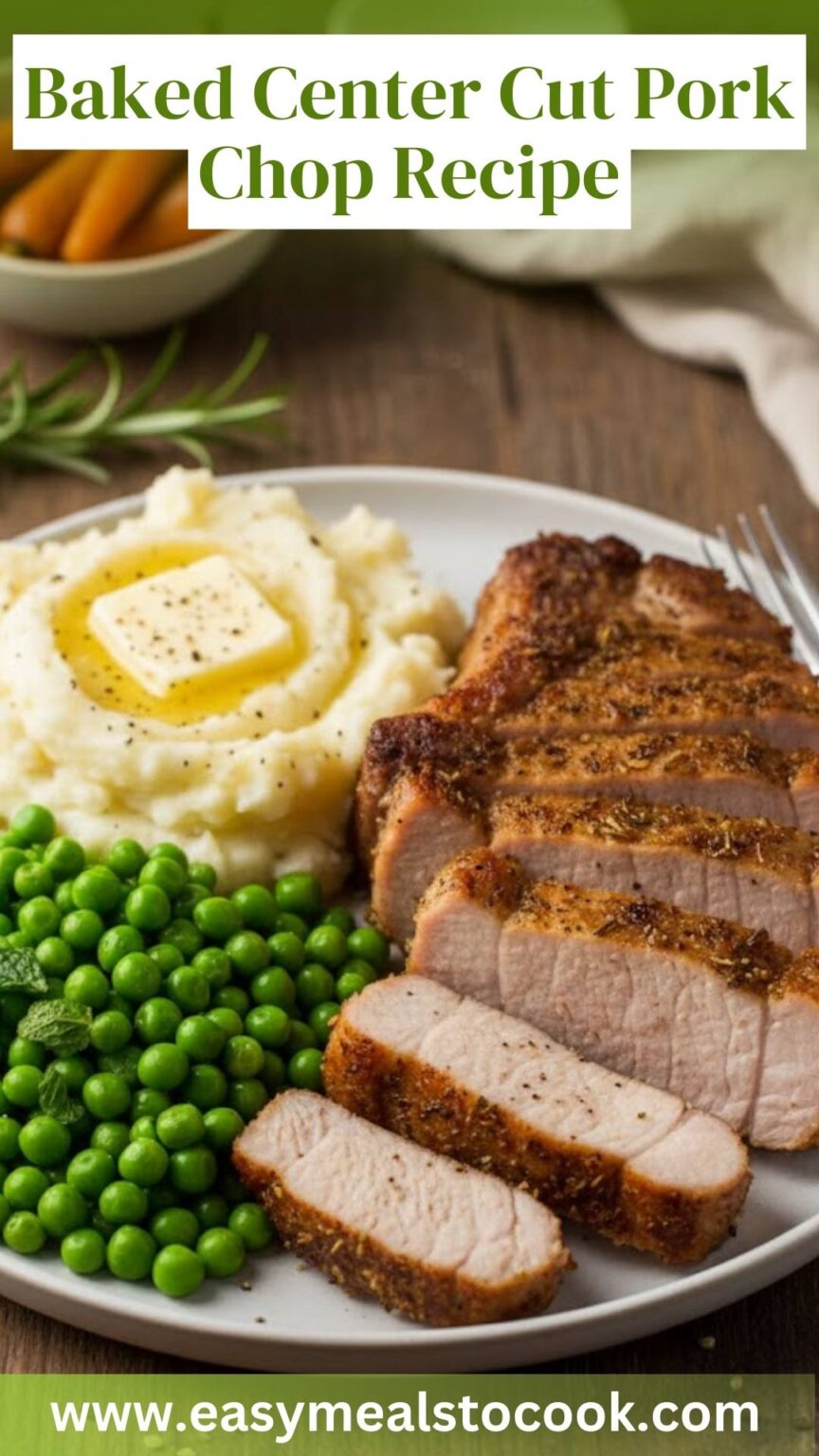 Baked Center Cut Pork Chop Recipe - Easy Meals To Cook